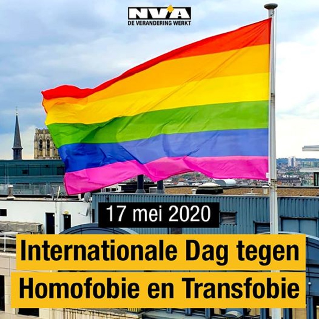 Internationale dag tegen homofobie en transfobie. | N-VA Boom